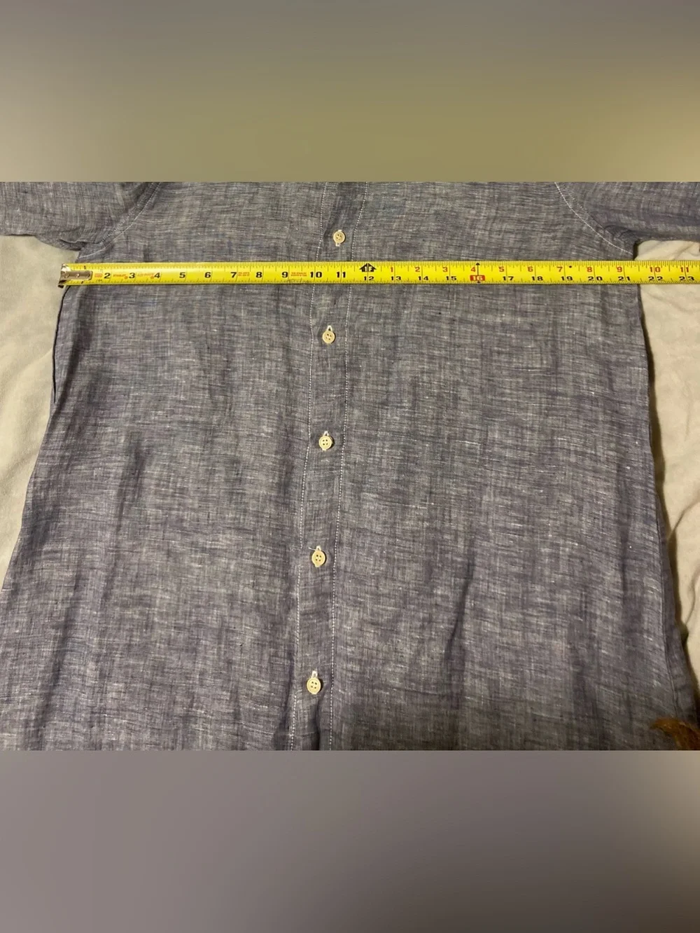 CP Shades | Dresses | Cp Shades Linen Shirt Dress Alinechambray Blue ...
